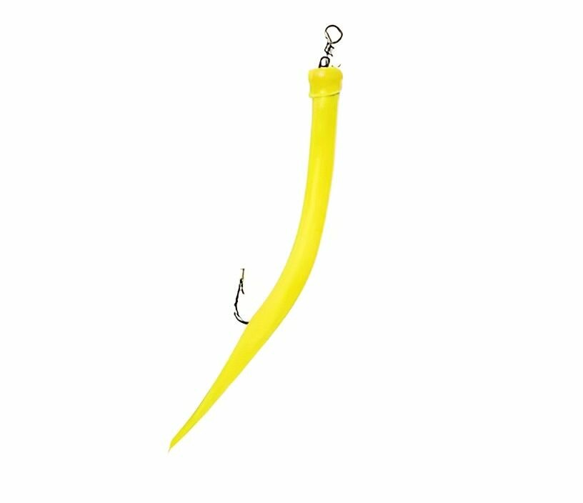 Крючки Solvkroken Gummimakk pose a 5 Y, №10/0, NR10442, желтый