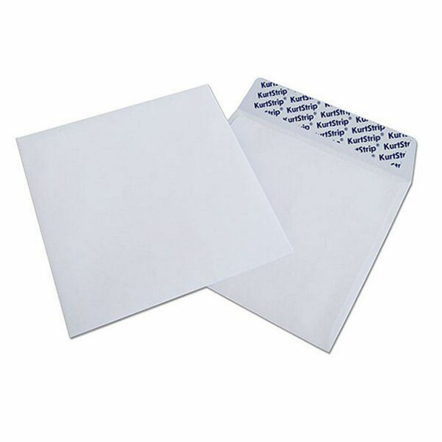 Конверты бумажные для CD/DVD, отрывная лента. Комплект из 100 конвертов