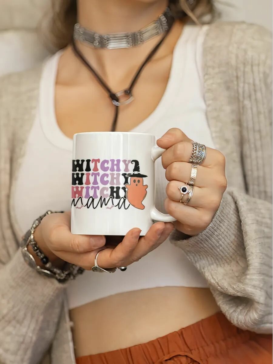 Кружка керамическая 330 мл "Witchy Mama"