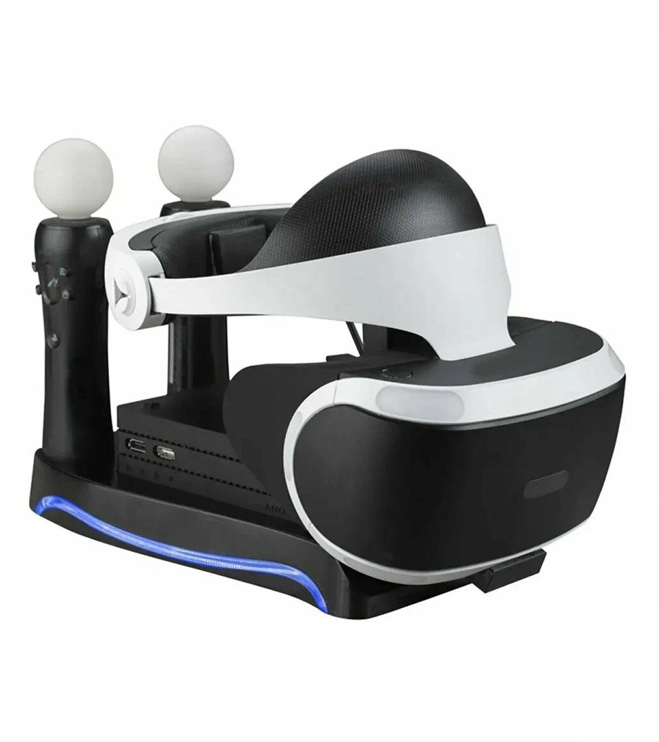 Подставка для шлема Sony Playstation 4 PS4 VR V2 и Зарядная док станция для контроллеров PS Move 4 в 1