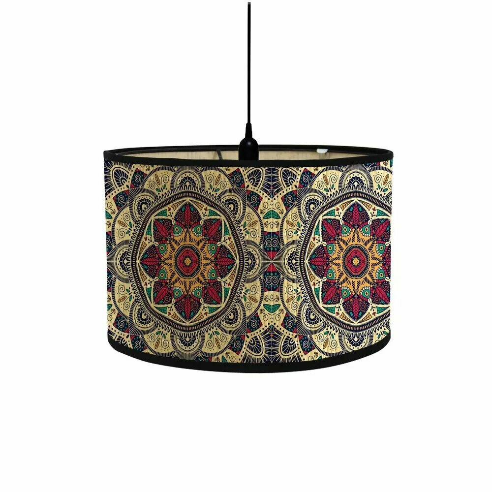 Абажур для торшера напольного / Подвесной абажур E27 в стиле лофт/Ретро, Этническое, Искусство