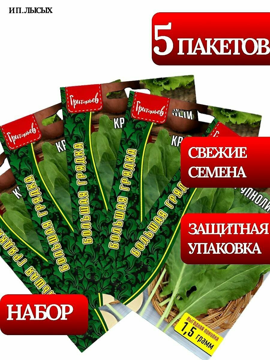 Семена Щавель "Крупнолистный"