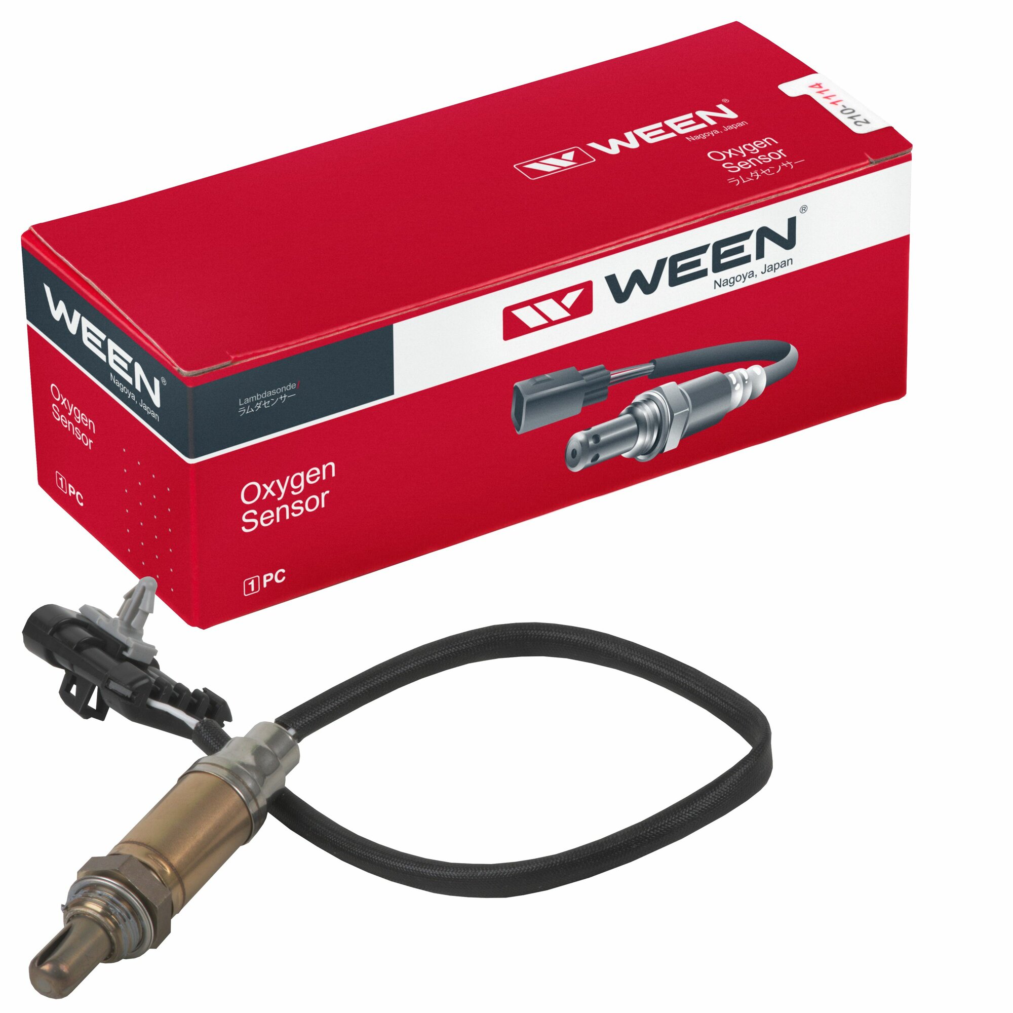 Лямбда зонд до и после катализатора WEEN 210-1114 для CHEVROLET Lanos, Rezzo, DAEWOO Nexia, Matiz, Lanos Sens