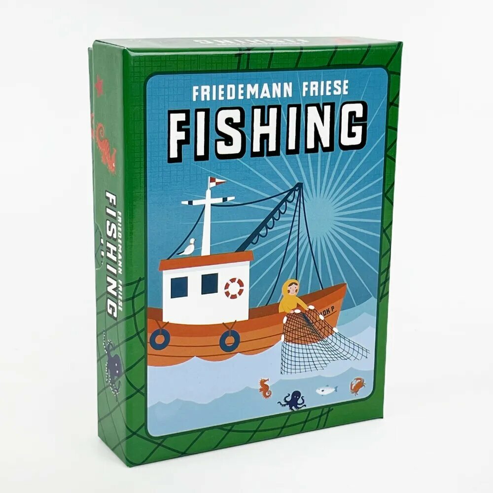 Настольная игра Fishing: Премиум-издание с тиснением! Прочная коробка, 3-5 игроков, 40-60 мин. Вечеринка!