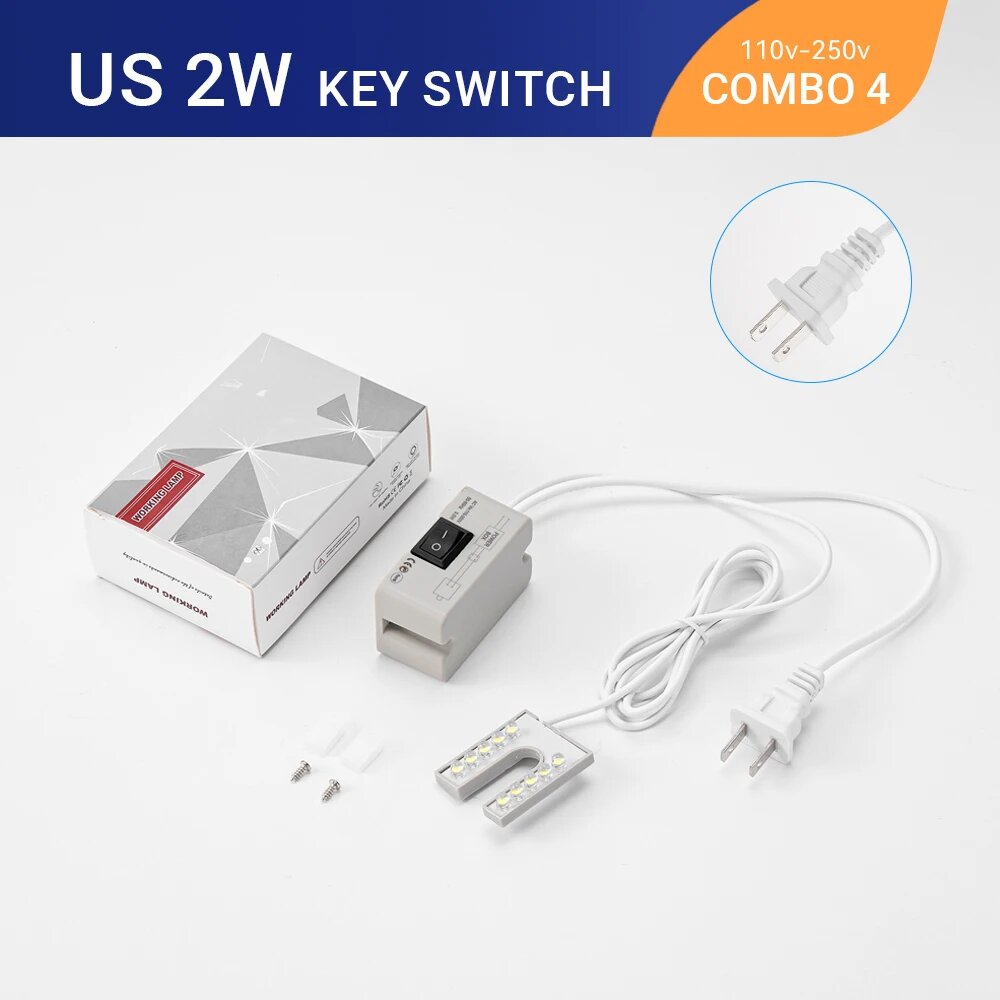 Профессиональная светодиодная лампа для швейных машин US 10LEDS