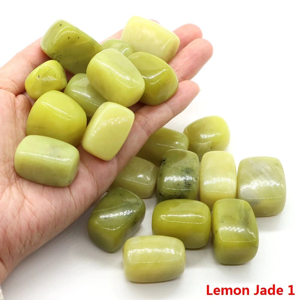 Хрустальный камень Аметист 1 pc, Lemon Jade 1
