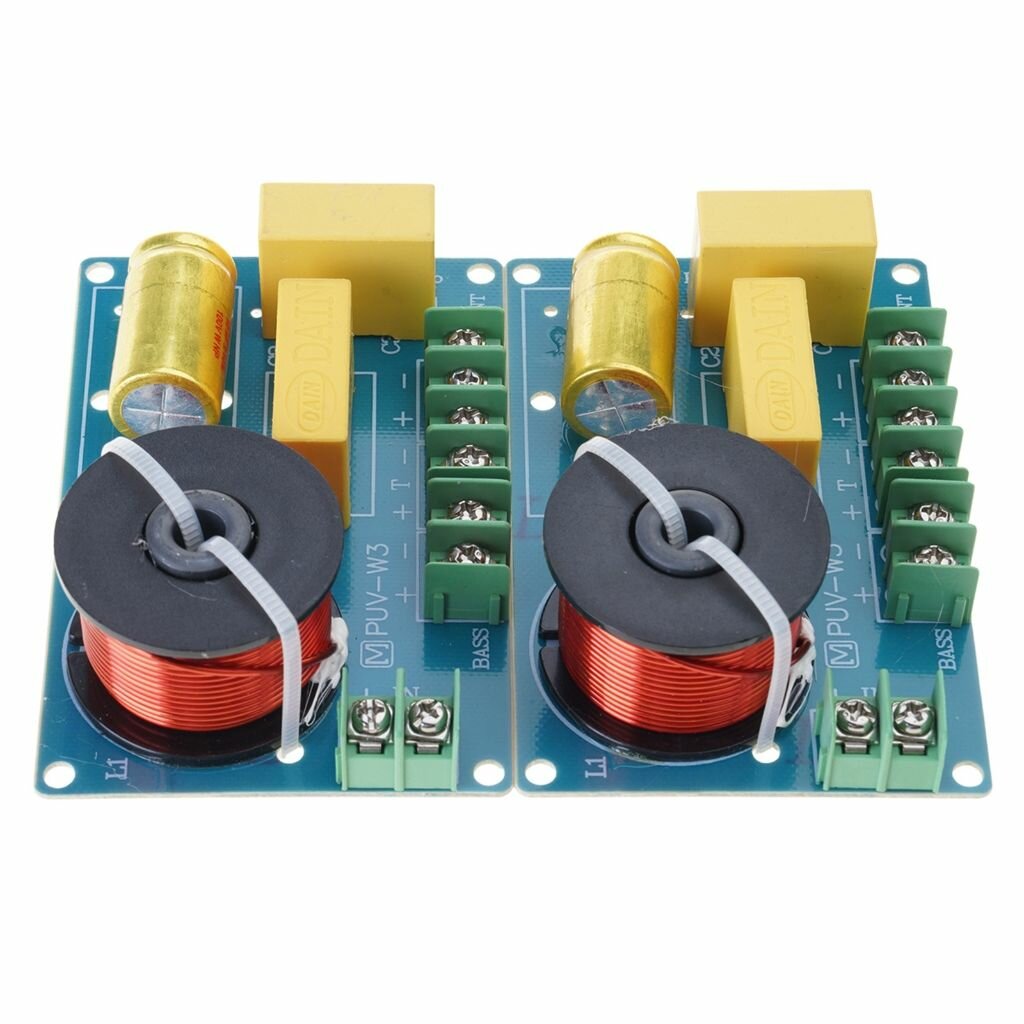 2шт. 3-полосный кроссовер HiFi для колонок