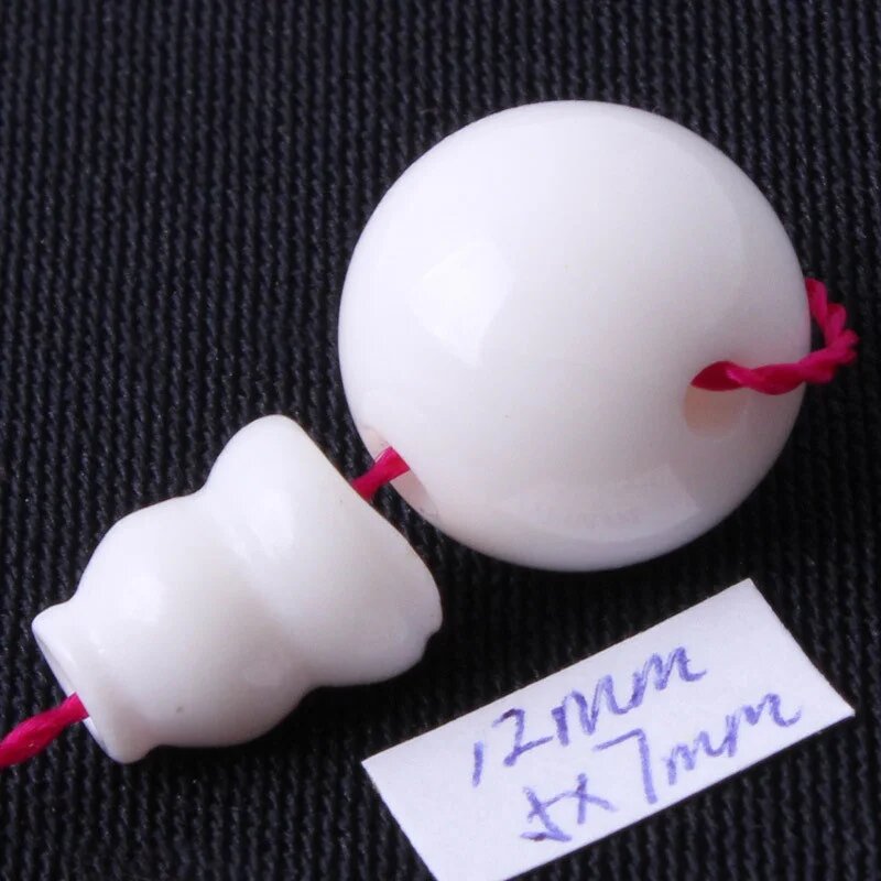 Белые ракушки бусины Тибетский гуру для бижутерии jbyzbsm 8/10/12/16 мм 10mm