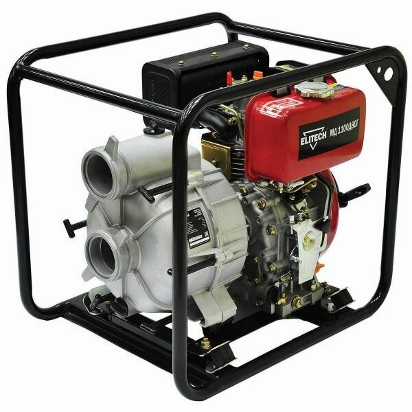 Мотопомпа дизельная Elitech МД 1100 Д 80 Г