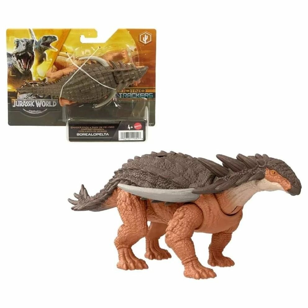 Игровой набор Mattel Borealopelta "Мир динозавров юрского периода", HLN49-HLN58
