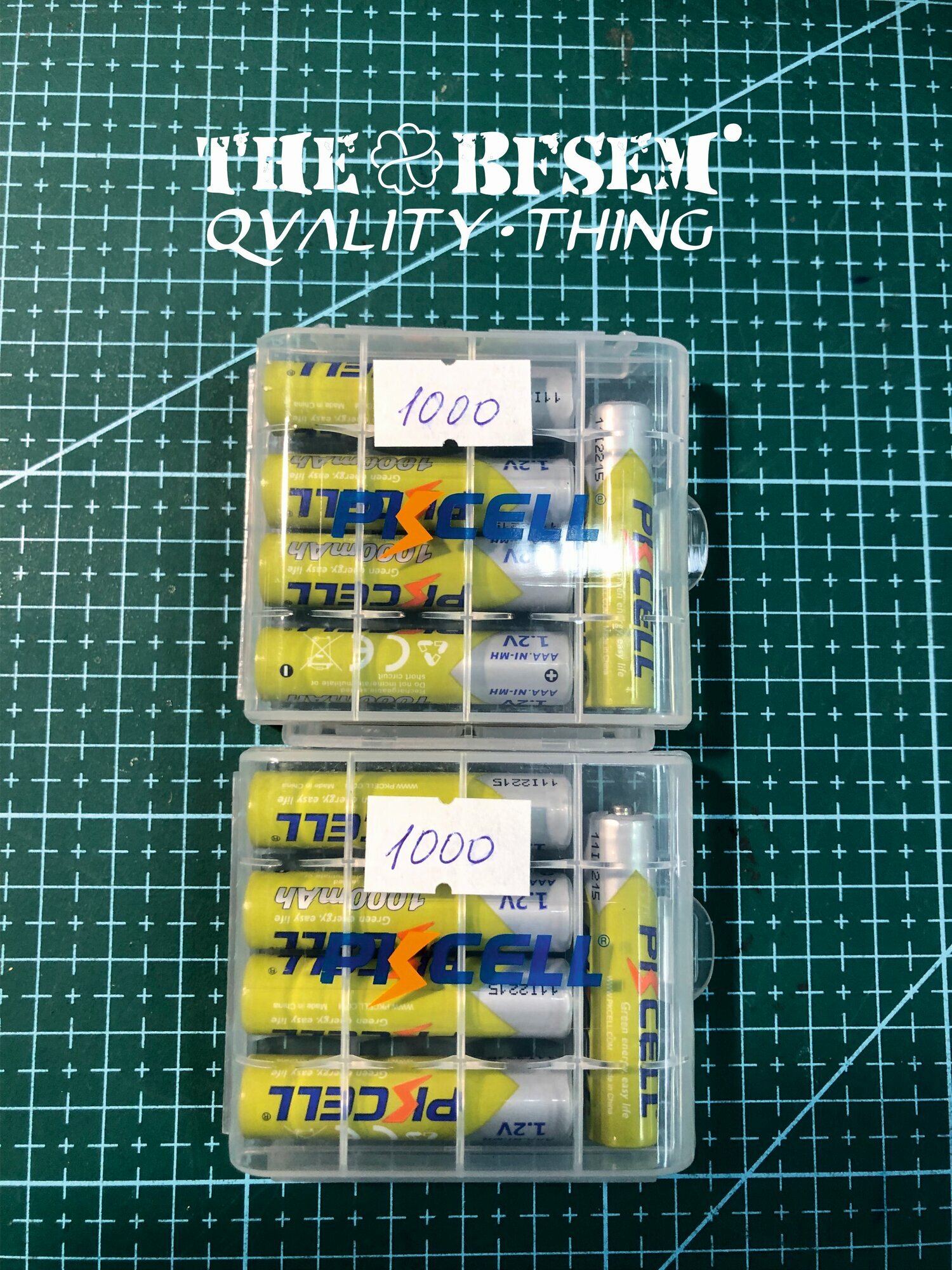 Аккумулятор PKCELL AAA Ni-Mh 1000 ( комплект-10 шт.) + 2 бокса для хранения