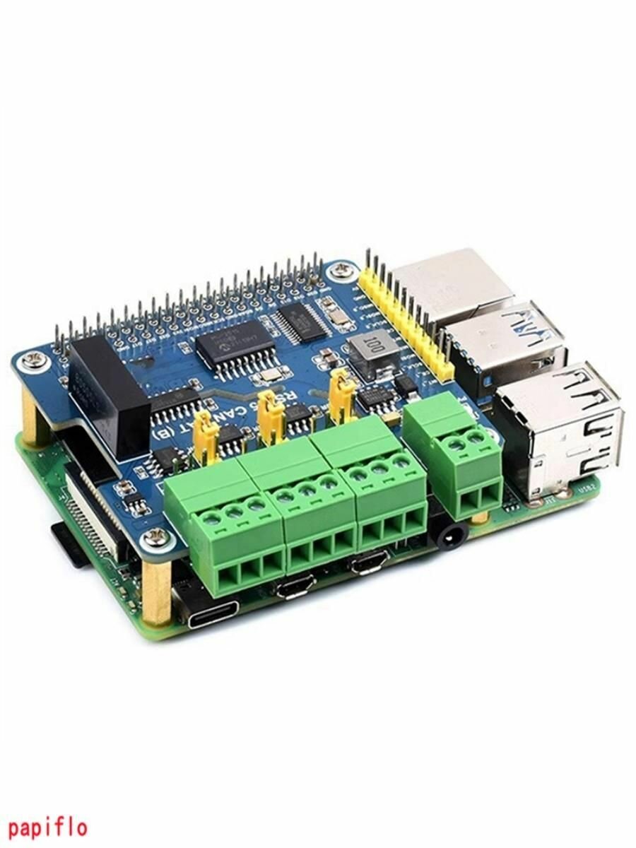 Для 4B изолированный двойной интерфейс Rs485, плата расширения интерфейса Gigabit Ethernet, защита изоляции питания