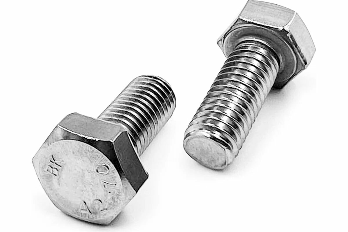 Болт 16х80 DIN 933, А2, нерж. Сталь(1шт)