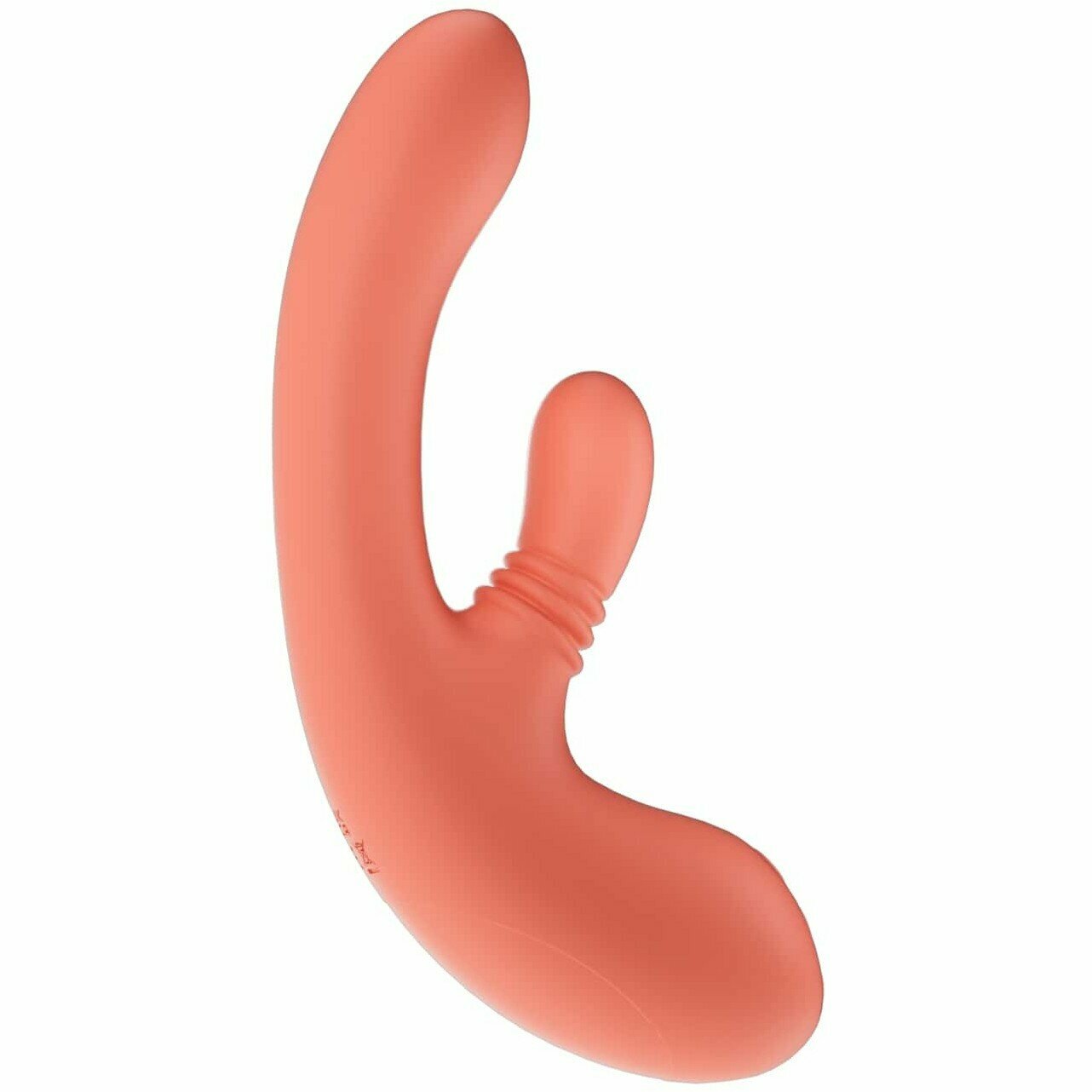 Вибратор Amovibe "Vibella", 10 функций, 2 в 1, силиконовый, влагозащита IPX5, зарядка через USB