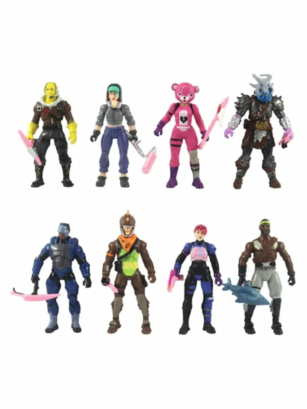 Персонажи Fortnite, ручные куклы, наборы персонажей, 8 фигурок героев, игрушки