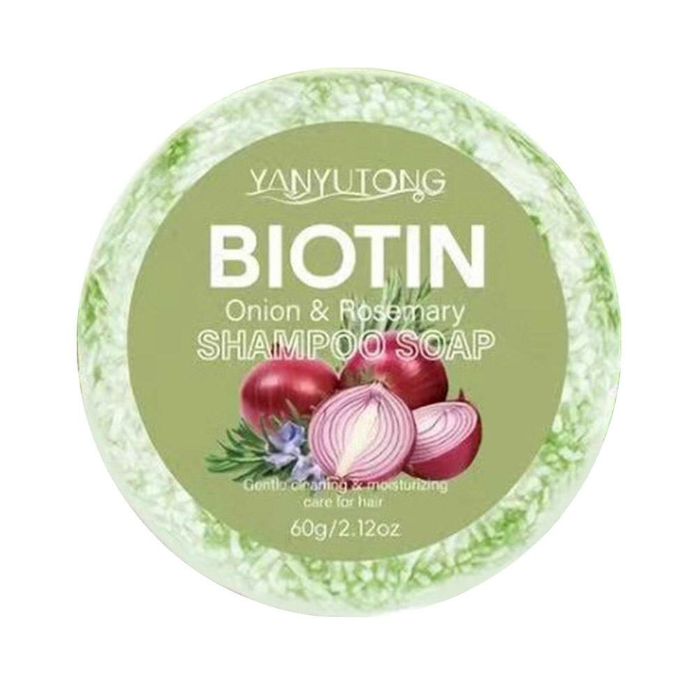 60 г луково-розмаринового шампуня-мыла-мыла для всех типов волос