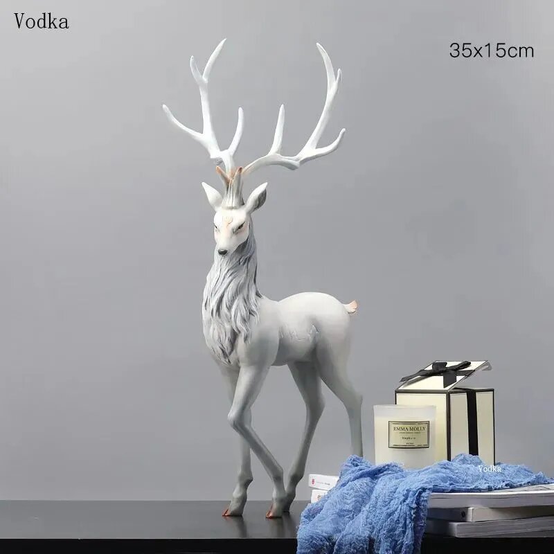 Украшение в виде лося, мебель для дома на балконе, украшение винного шкафа для телевизора, подарки на новоселье, сувениры