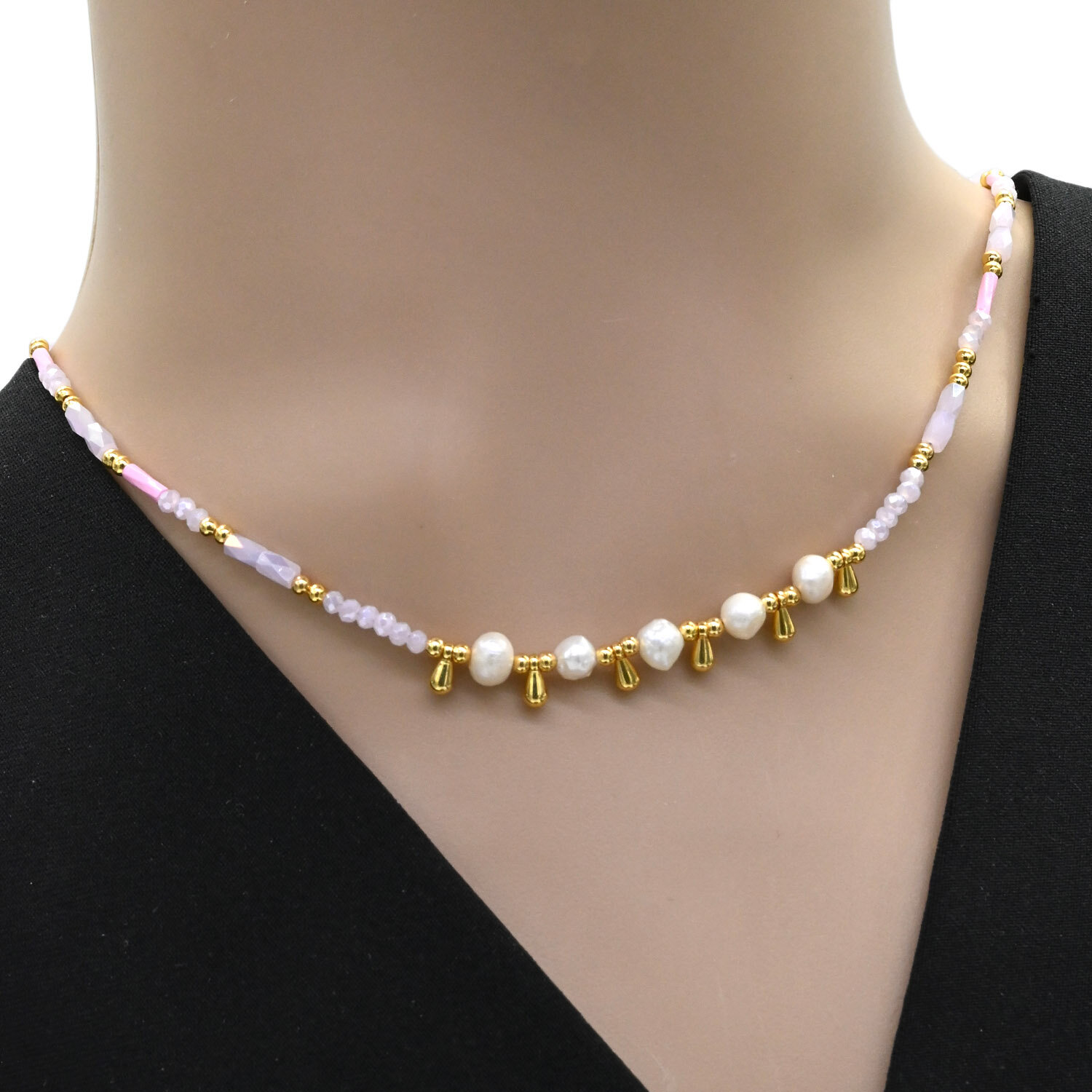 Чокер, циркон