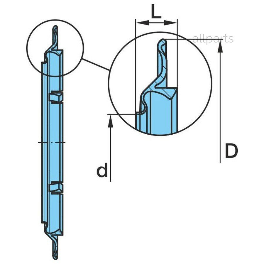BPW 0312048130 кольцо уплотнительное! (п) ступицы 133x168x15 \BPW