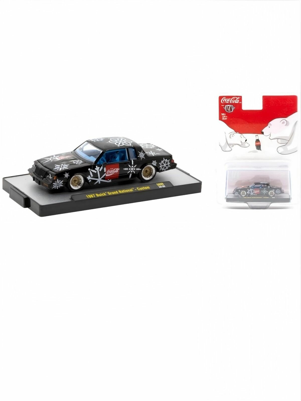 Машинка M2 Machines 1/64 1987 Buick Grand National Custom Black SK09 24-32 Die-cast Alloy Car Model Collection Toy Gift