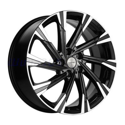Литой колесный диск Khomen Wheels KHW1901 (Tucson) 7,5x19/5x114,3 ET48 D67,1 Black-FP