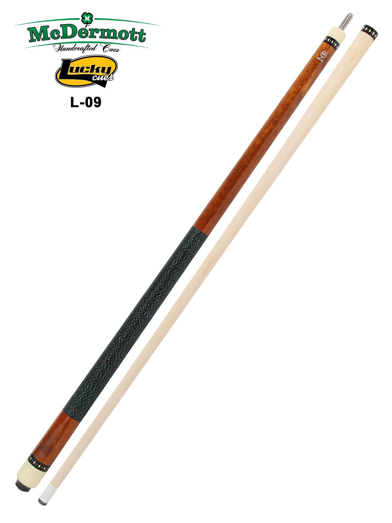 Кий бильярдный для американского пула McDermott Lucky L09, двухсоставный