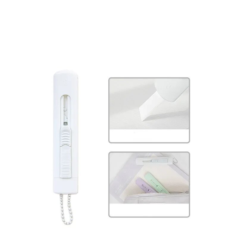 Складной керамический нож Simplicity Белый, Светло-серый