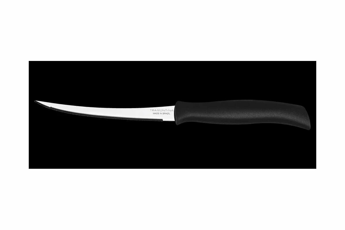 Нож для помидоров/цитрусовых Tramontina Athus 12.5 см, черный 23088/905-TR