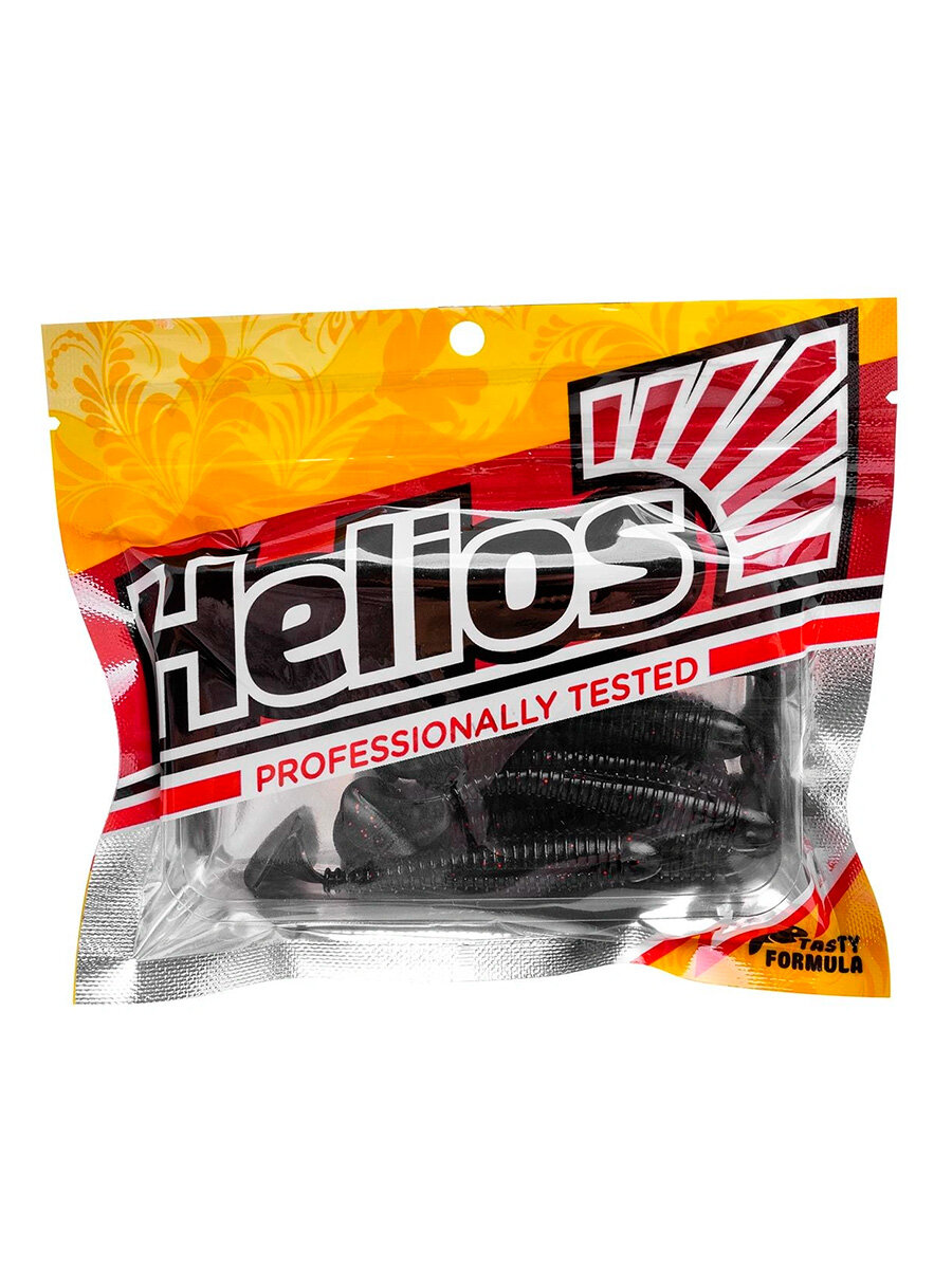 Виброхвост Helios Catcher 2,75"/7 см Dark Star 7шт. (HS-1-047)