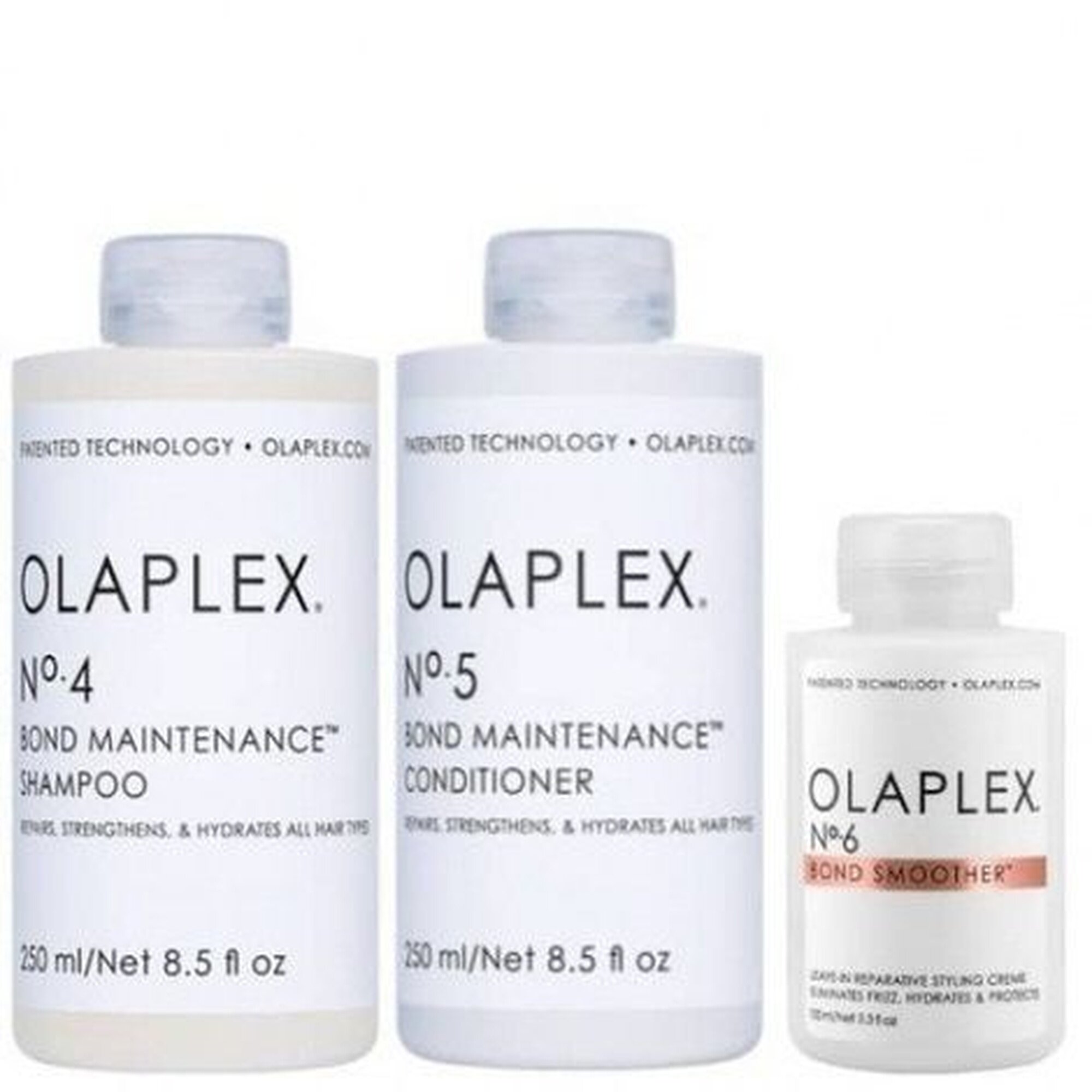 Набор Olaplex, для восстановления и разглаживания волос, для всех типов волос, 2x250мл,1х100 мл