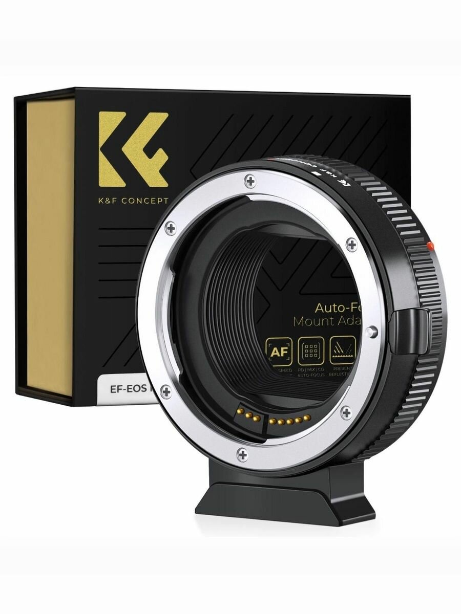 Адаптер K&F Concept для объектива EF на байонет Canon R, KF06.520