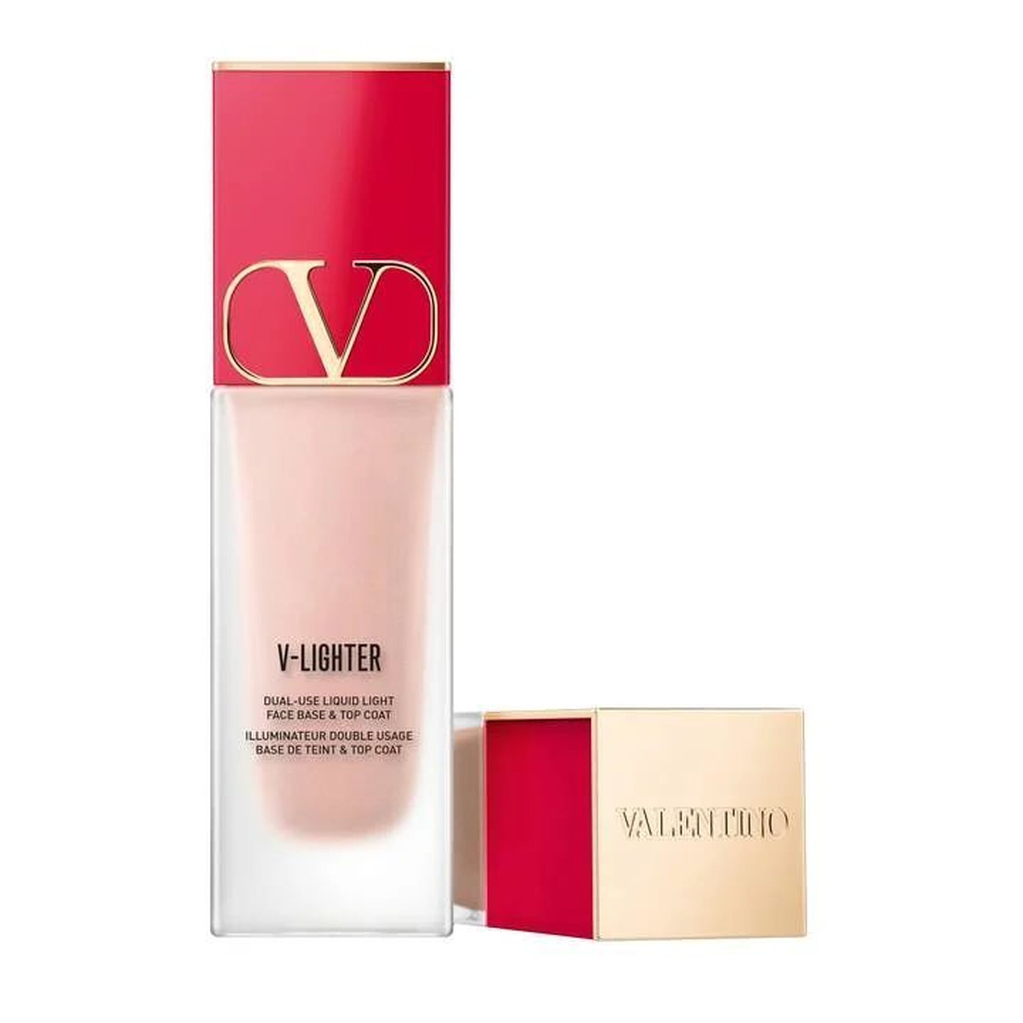 VALENTINO V-Lighter Face Base Primer and Highlighter Праймер и хайлайтер 2в1 оттенок 01 Rosa