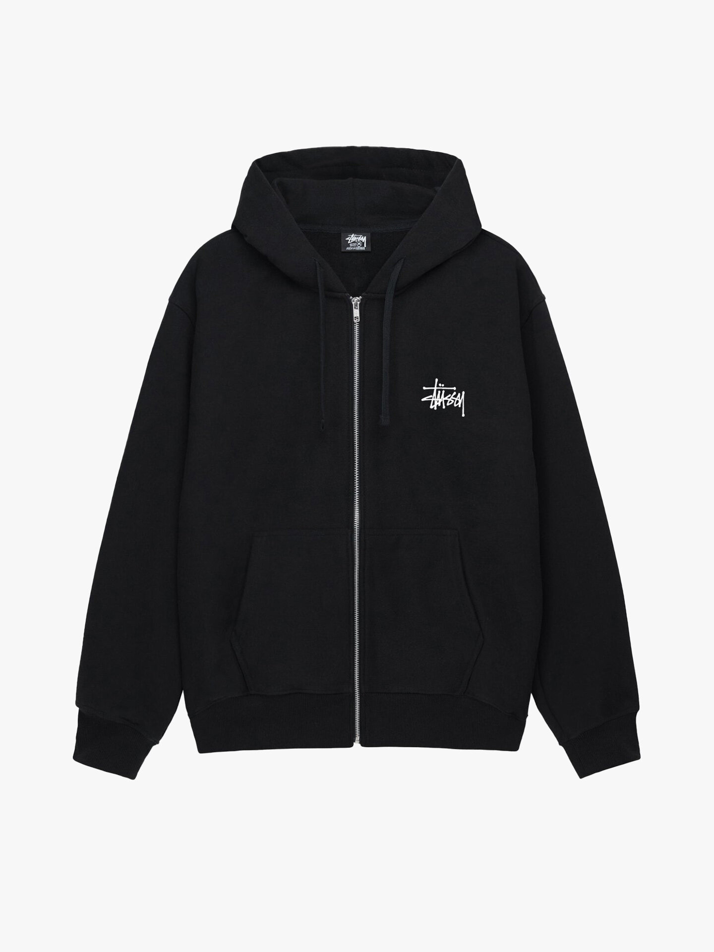Толстовка Basic Stussy Zip Hood