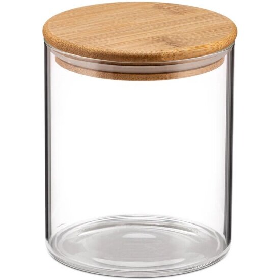 Набор банок Teco 4 шт, 550 мл, с бамбуковой крышкой (TC-JS04-02)