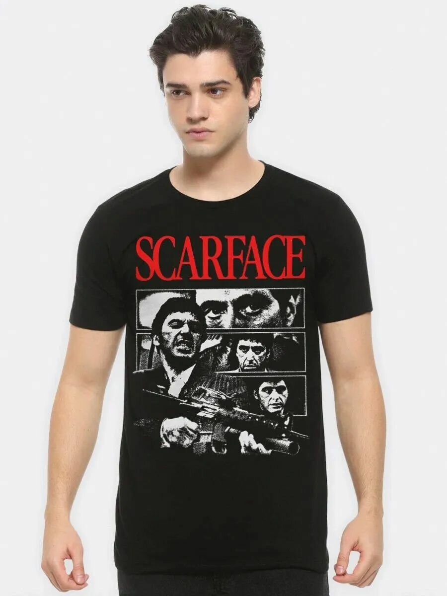 Футболка Лицо со шрамом / Мужская