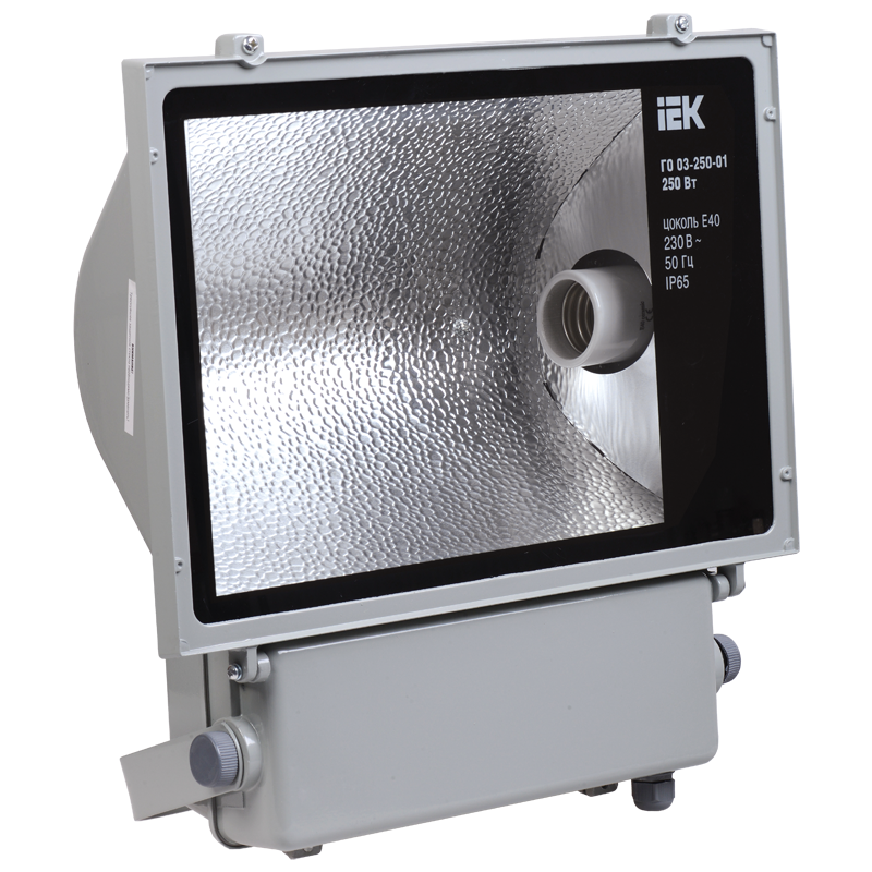 Комплект промо Прожектор ГО03-250-01 250Вт E40 симметричный IP65 (LPHO03-250-01-K03) + трубка термоусадочная (UDRS-D4-1-K02), IEK LPHO03-250-01-D4-1-K02 (1 компл)