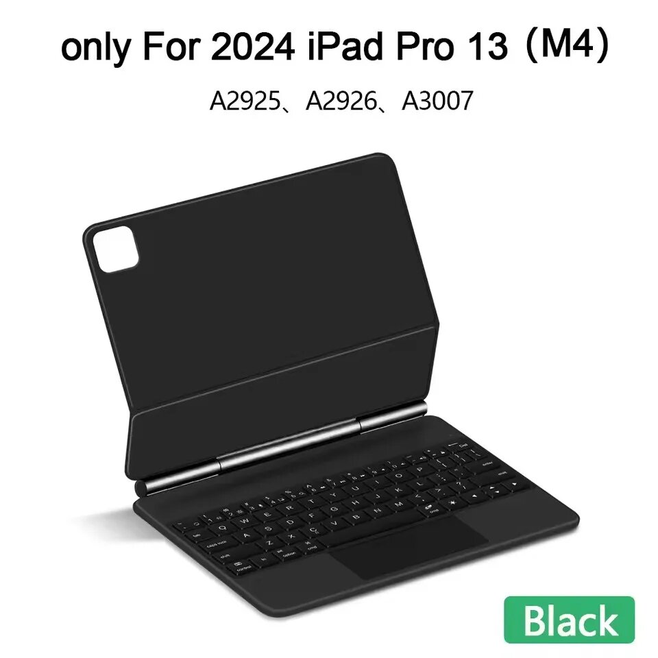 Волшебная клавиатура для iPad Pro 13 (M4), чехол, iPad Pro, 13-дюймовая португальская, испанская, корейская, арабская, немецкая, умная клавиатура
