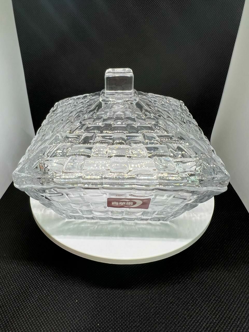 Сахарница с крышкой / Емкость для украшений/ для косметических принадлежностей