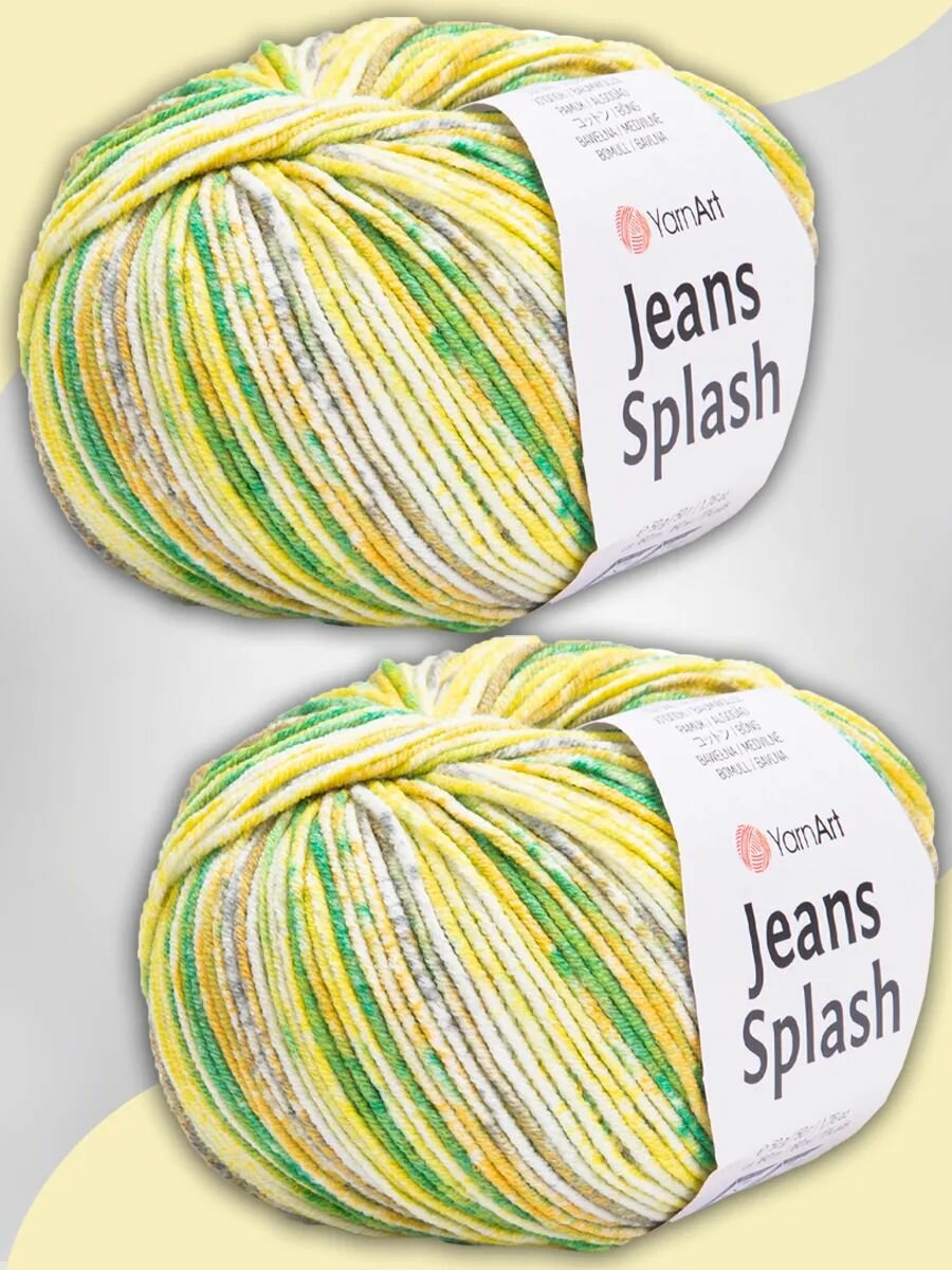 Пряжа для вязания YarnArt Jeans Splash 2 мотка, цвет 948