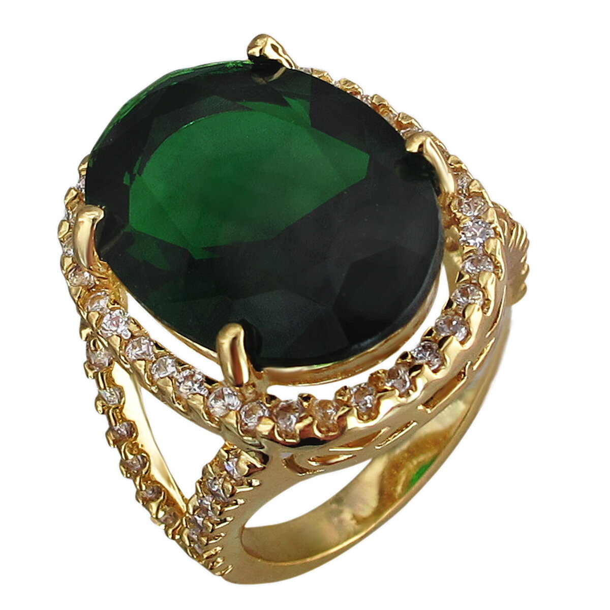 Кольцо, фианит