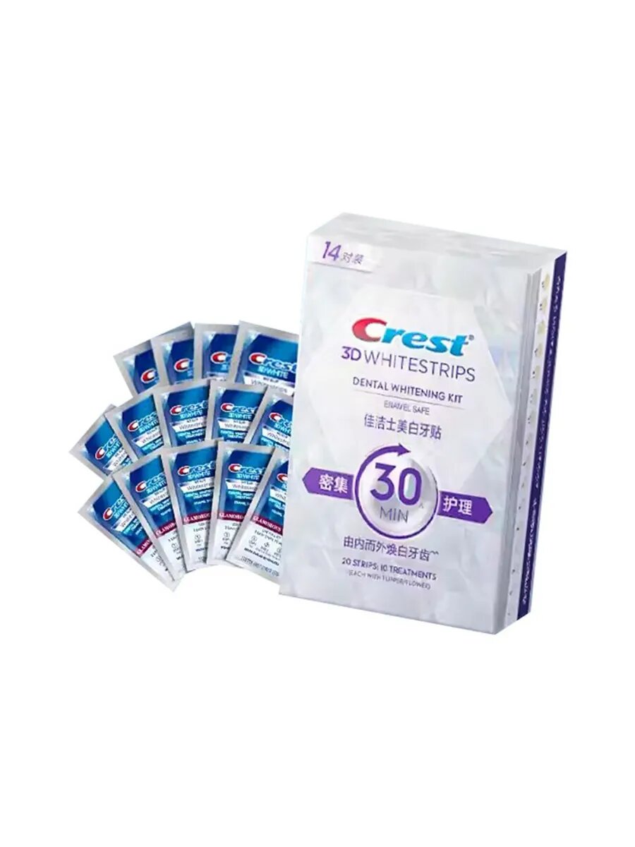 Отбеливающие полоски 3D для зубов, 14 pcs