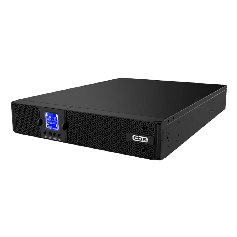 ИБП CBR ESN-3KRT-9I-LCHERSC (Online 3000VA/3000W RT 9 x C13, LCD, HID-USB, RS232) черный