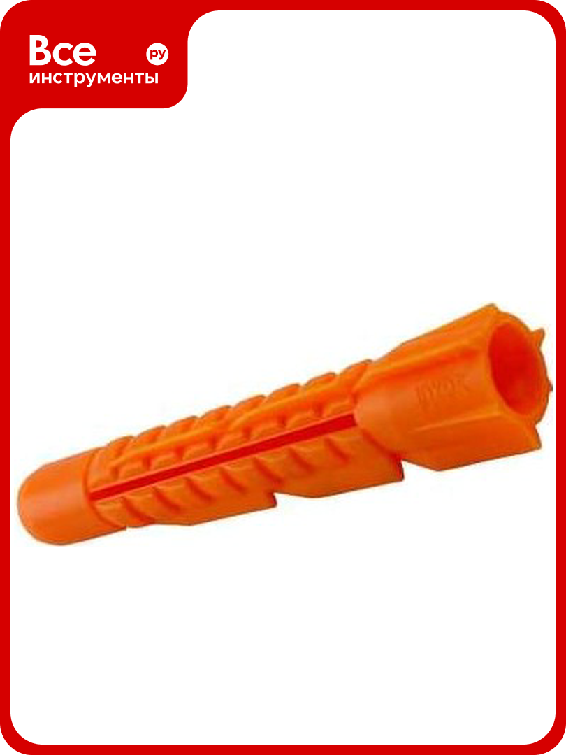 Дюбель универсальный Доброга 6x52 1000 шт U оранжевый ТД-00003903