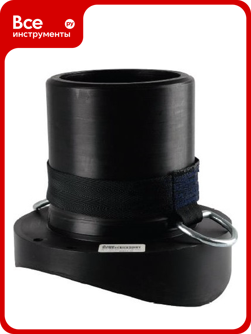 Патрубок-накладка TEGA d.125х110 SDR 11 1809056, с помощью подходящего приспособления