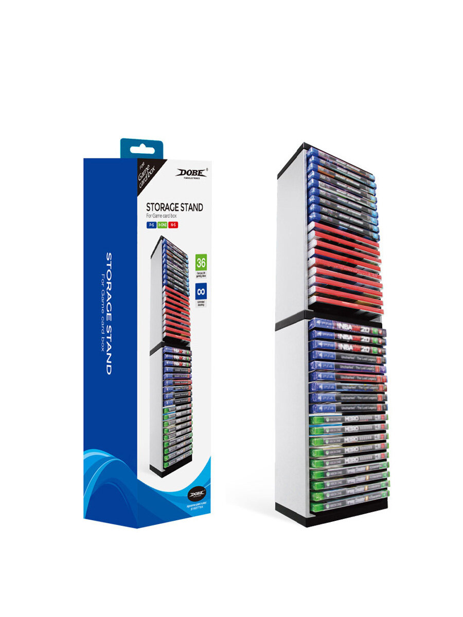 Подставка под диски PS / Xbox / Switch (36 шт) (Dobe TP5-0519)
