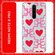 Чехол на Xiaomi Redmi Note 8 Pro / Сяоми Редми Нот 8 Про с принтом "Hearts and r...