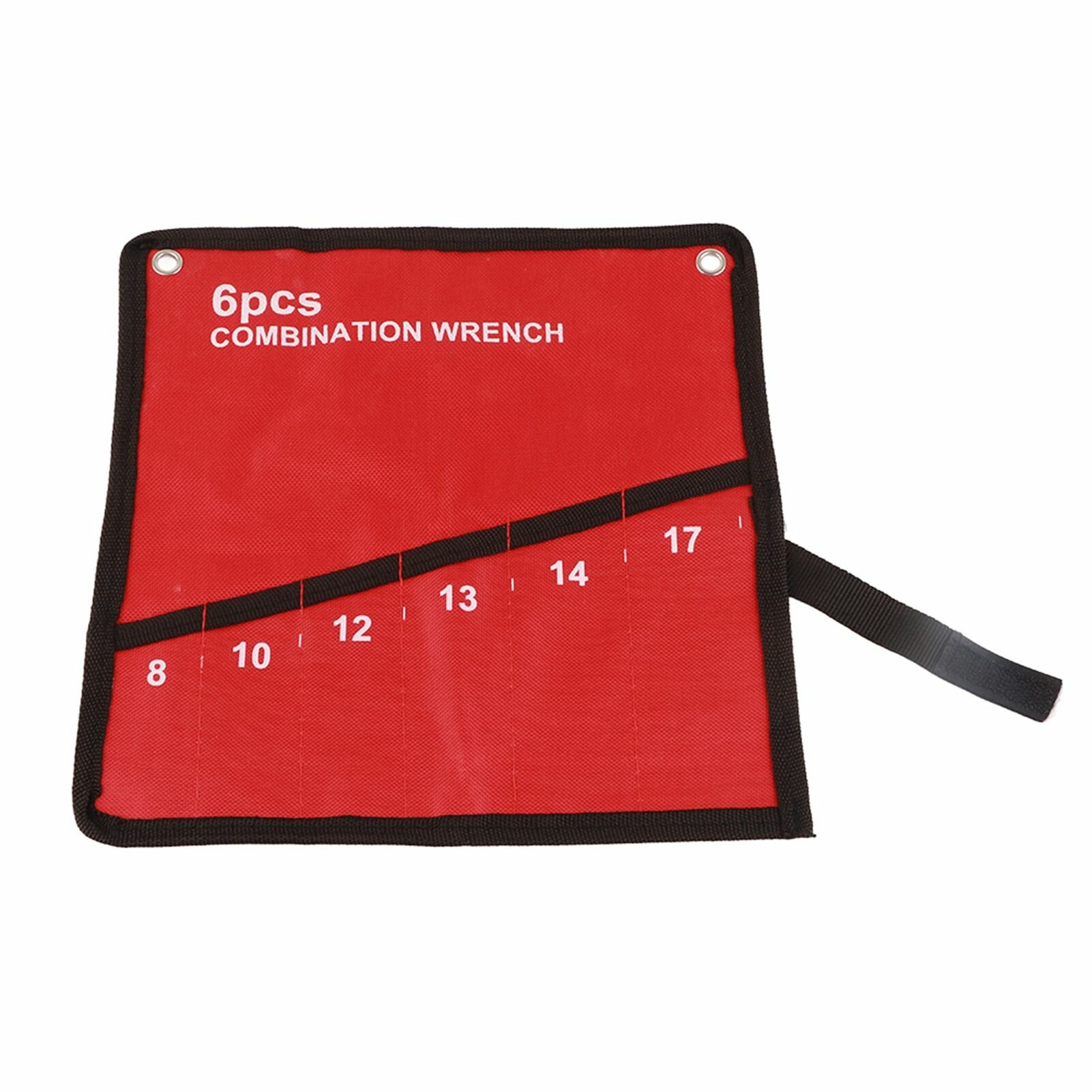 Сумка-органайзер для инструментов с несколькими карманами, сворачивающаяся, из холста, с 6 карманами для гаечных ключей, плоскогубцев, гаечных ключей, прочная и портативная