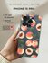 Чехол на Apple iPhone 15 Pro / Айфон 15 Про с принтом "Нежные персики паттерн 2"...