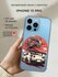 Чехол на Apple iPhone 13 Pro / Айфон 13 Про с принтом "Car and dragon", прозрачн...