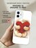 Чехол на Apple iPhone 12/12 Pro / Айфон 12/12 Про с принтом "Мишка с сердцем 1"